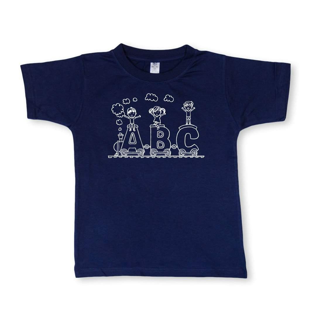 ABC Train Short Sleeve Tee – Honey Bee Tees